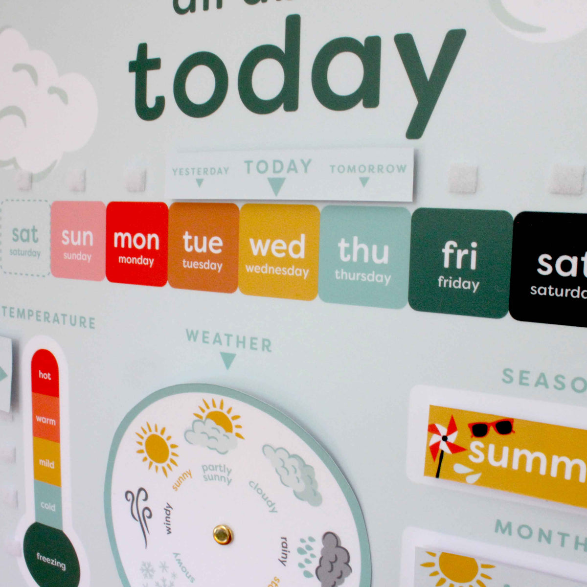 French Daily Morning Board, Preschool Circle Time Board, Kids Daily Ca ...