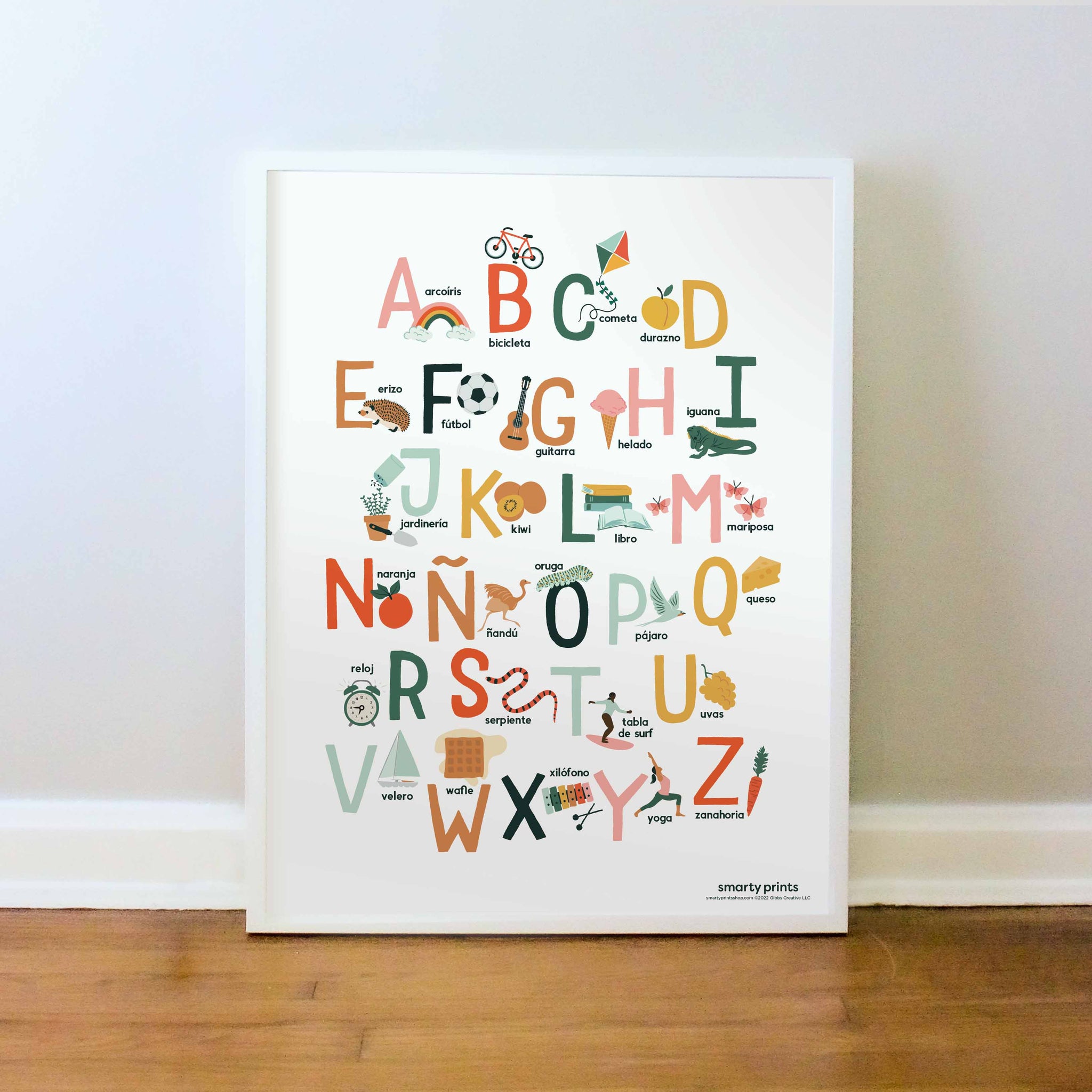 Spanish Alphabet Poster