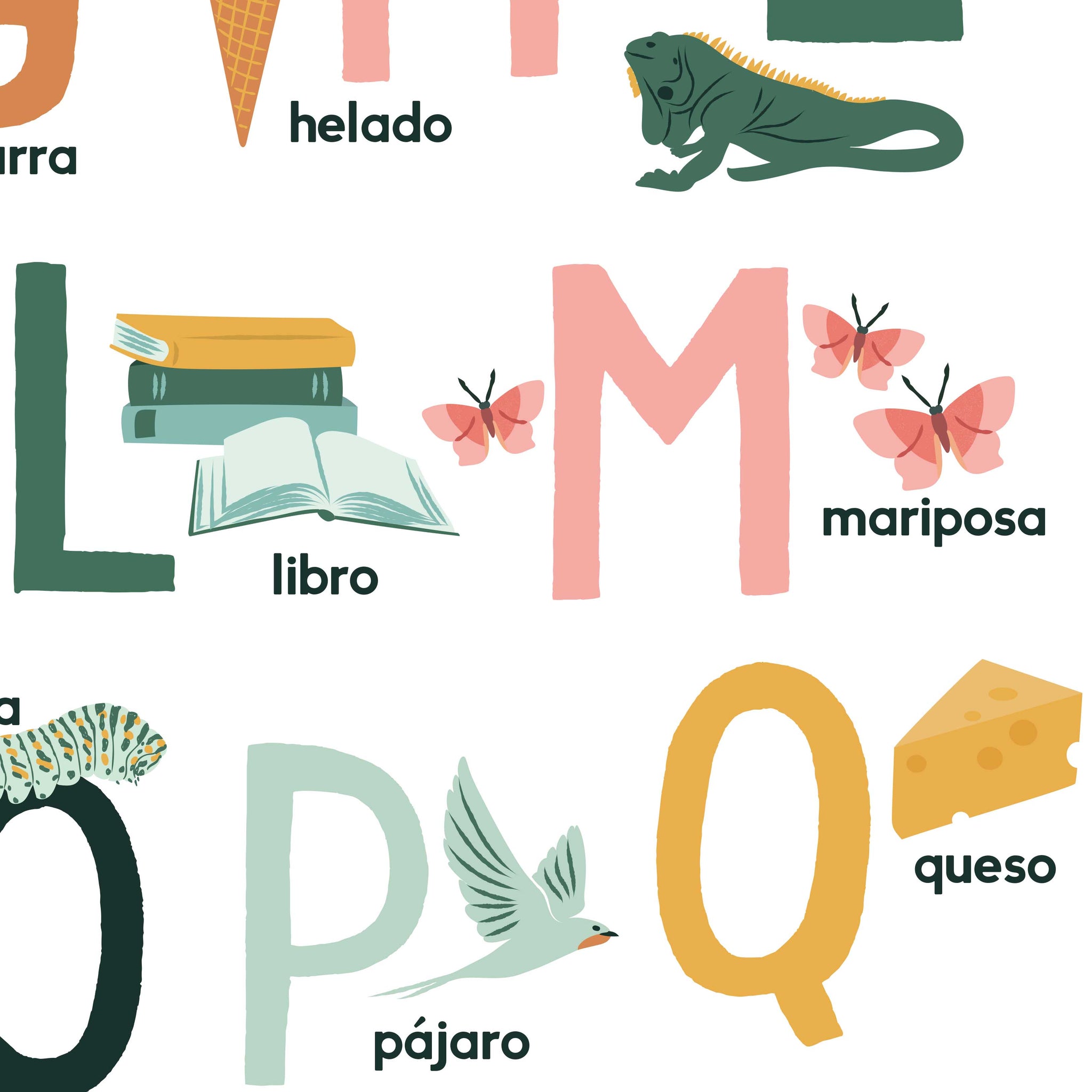 Spanish Alphabet Clipart